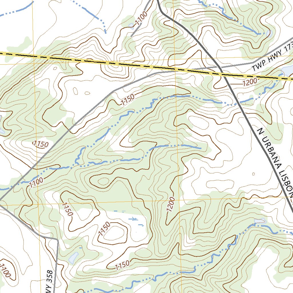 Urbana East, OH (2023, 24000-Scale) Map by United States Geological ...