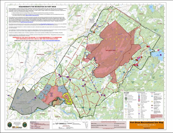 Fort Drum Recreation Map by iSportsman | Avenza Maps
