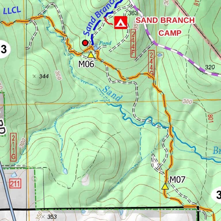 LSHT Map 01 Wilderness by Lone Star Hiking Trail Club | Avenza Maps
