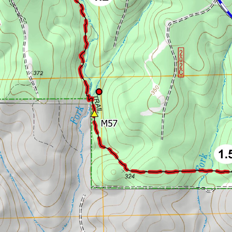 LSHT Map 07 Big Woods by Lone Star Hiking Trail Club | Avenza Maps