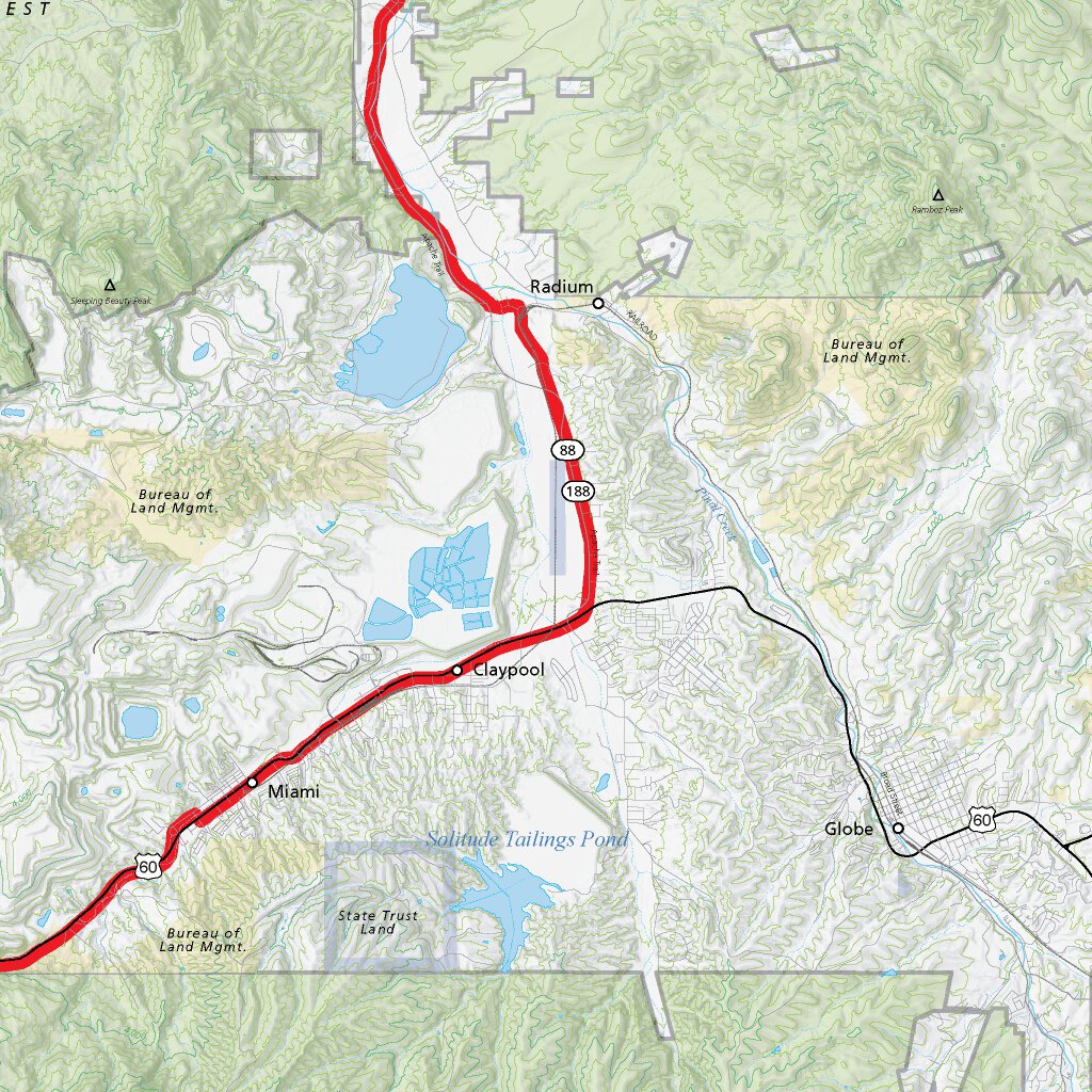 Arizona GMU 24A - Hunt Arizona Map by Map the Xperience | Avenza Maps