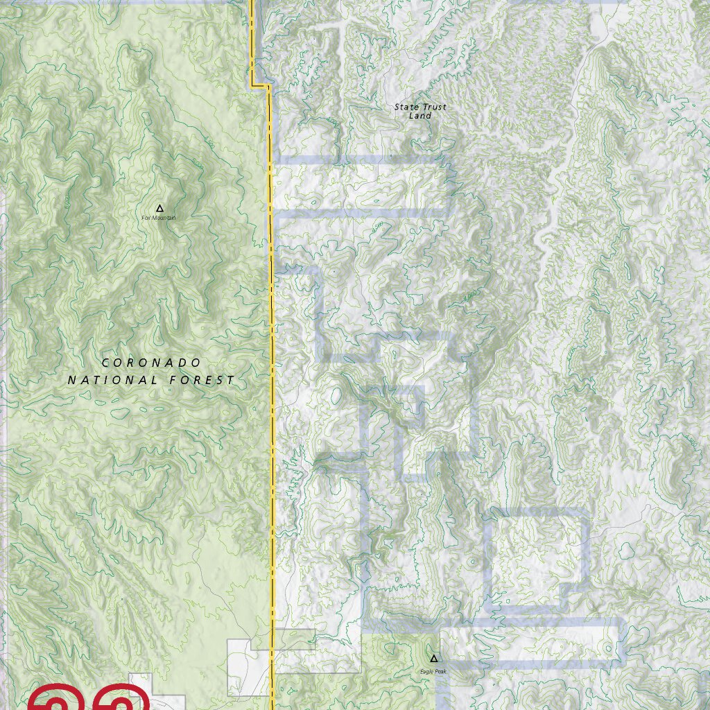 Arizona GMU 33 - Hunt Arizona Map by Map the Xperience | Avenza Maps