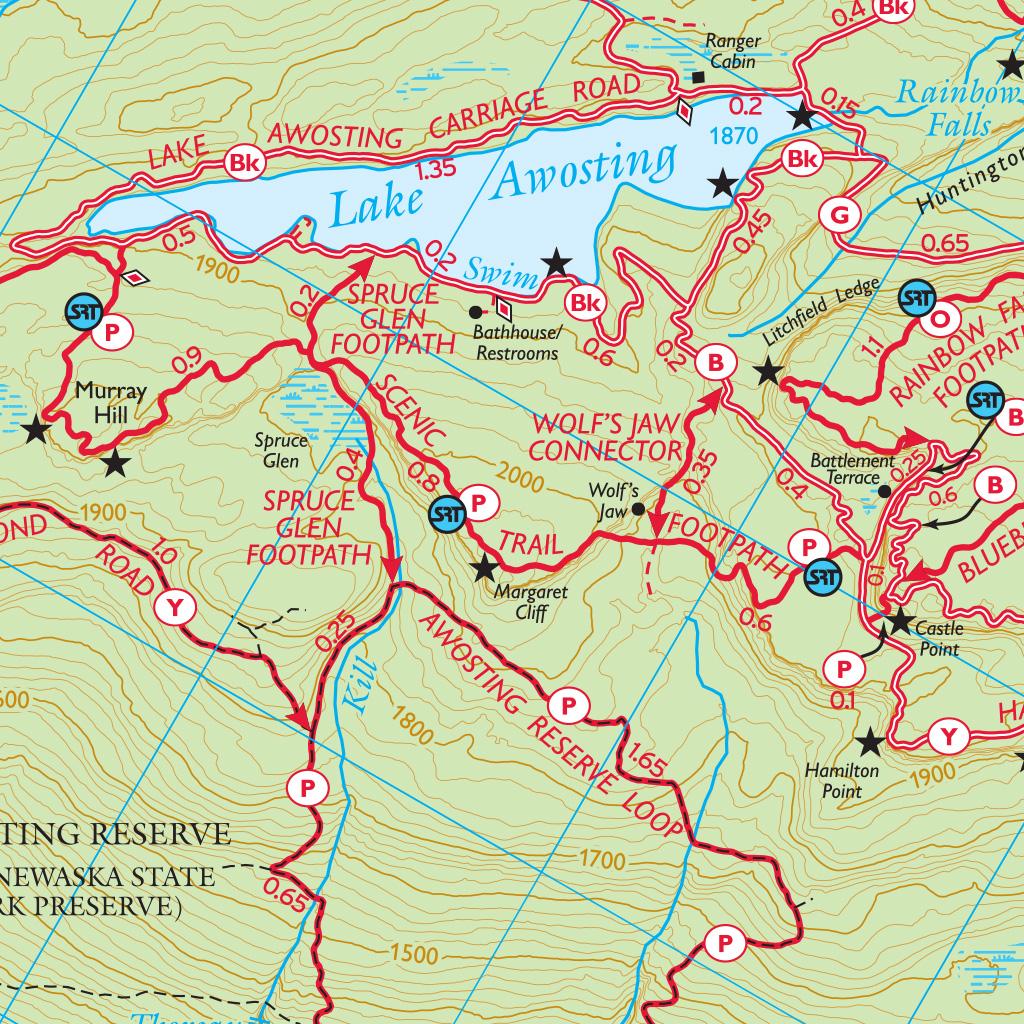 Shawangunk (South - Map 104) : 2023 : Trail Conference by New York-New ...