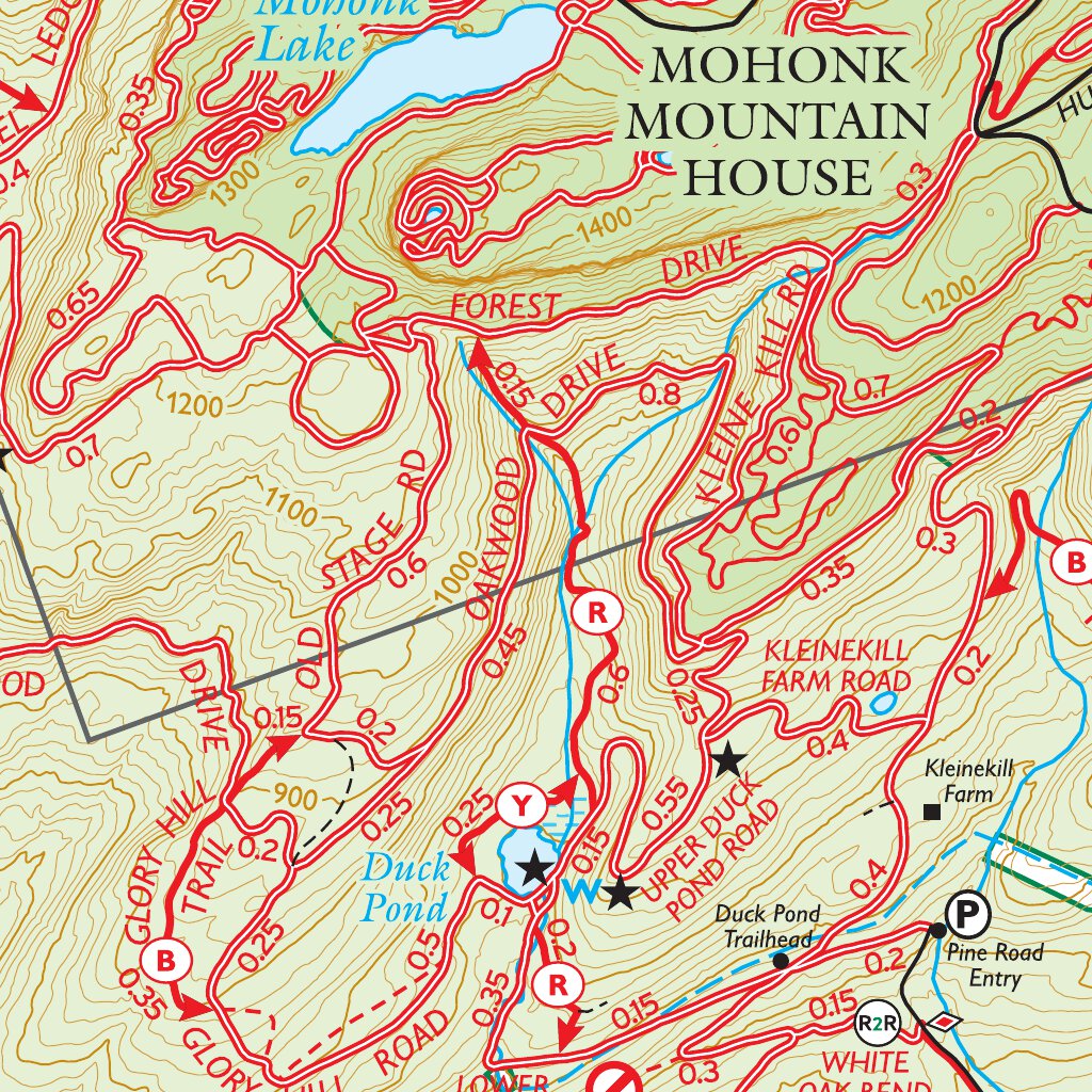Shawangunk (North - Map 105) : 2023 : Trail Conference by New York-New ...
