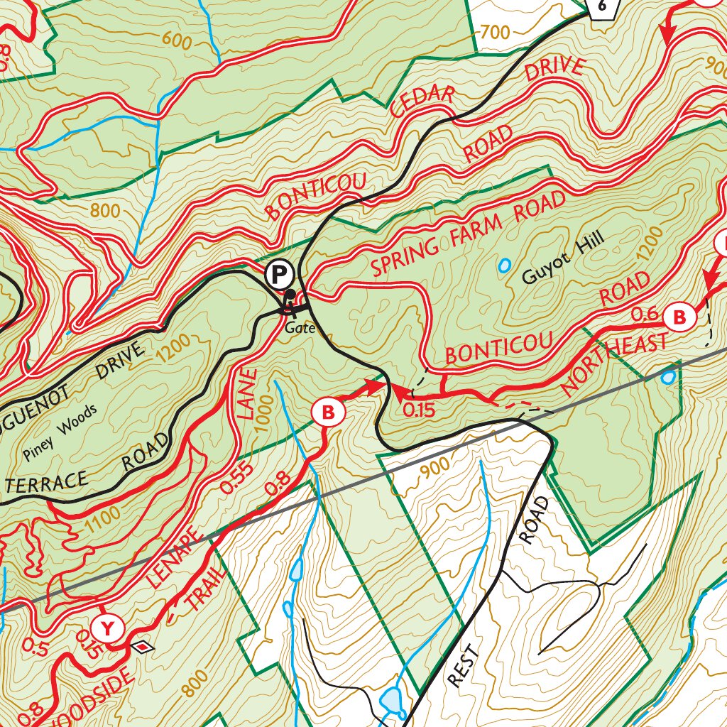 Shawangunk (North - Map 105) : 2023 : Trail Conference by New York-New ...