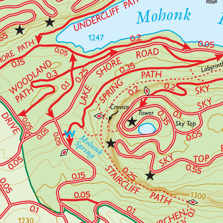Shawangunk (Mohonk Mountain House - Map 106A) : 2023 : Trail Conference ...