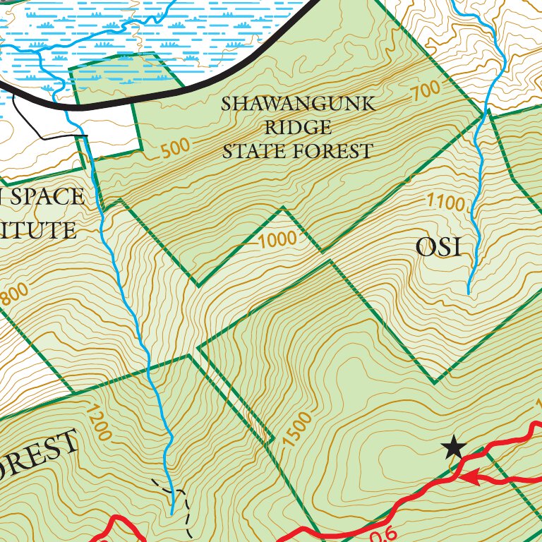 Shawangunk (Wurtsboro - Map 106B) : 2023 : Trail Conference by New York ...