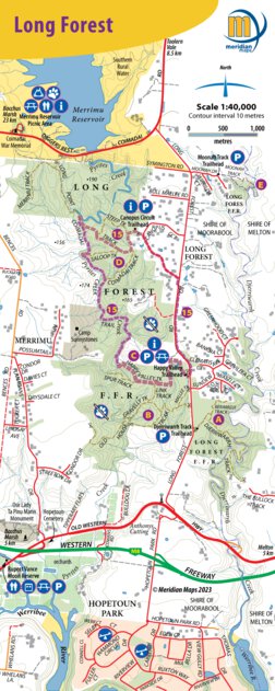 Long Forest Flora & Fauna Reserve Map by Meridian Maps | Avenza Maps
