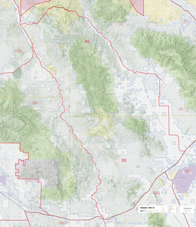 Arizona GMU 32 - Hunt Arizona Map by Map the Xperience | Avenza Maps