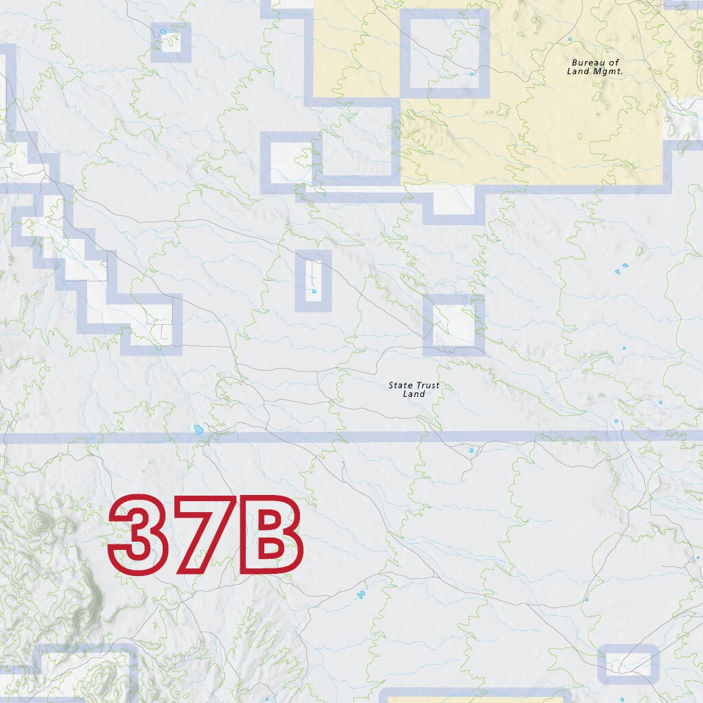 Arizona GMU 37B - Hunt Arizona Map by Map the Xperience | Avenza Maps
