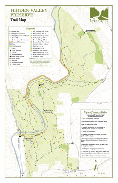 Hidden Valley Preserve Map by Steep Rock Association | Avenza Maps