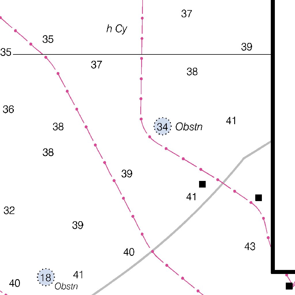 Port Fourchon And Approaches Map by National Oceanographic ...