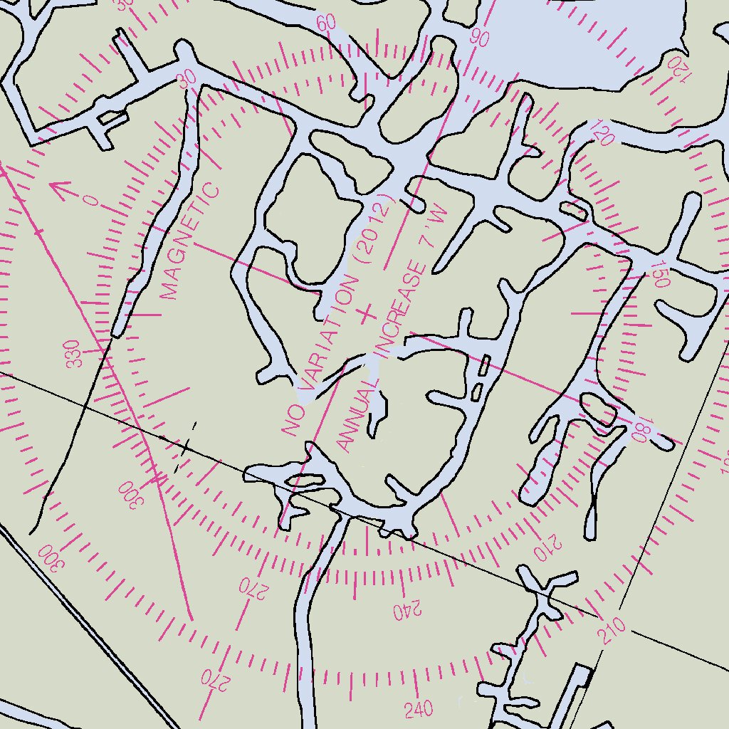 Barataria And Bayou Lafourche Waterways (1) Map by National ...