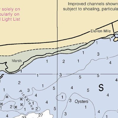 Apalachicola Bay To Lake Wimico Side A Map by National Oceanographic ...
