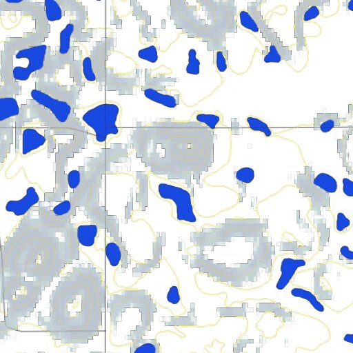DN79PN The Missouri Coteau Map by Hunt-A-Moose | Avenza Maps