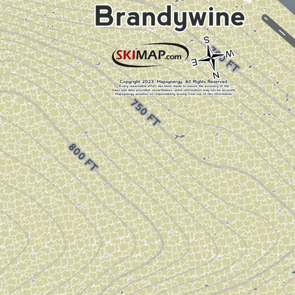 Brandywine Resort Map by Mapsynergy | Avenza Maps
