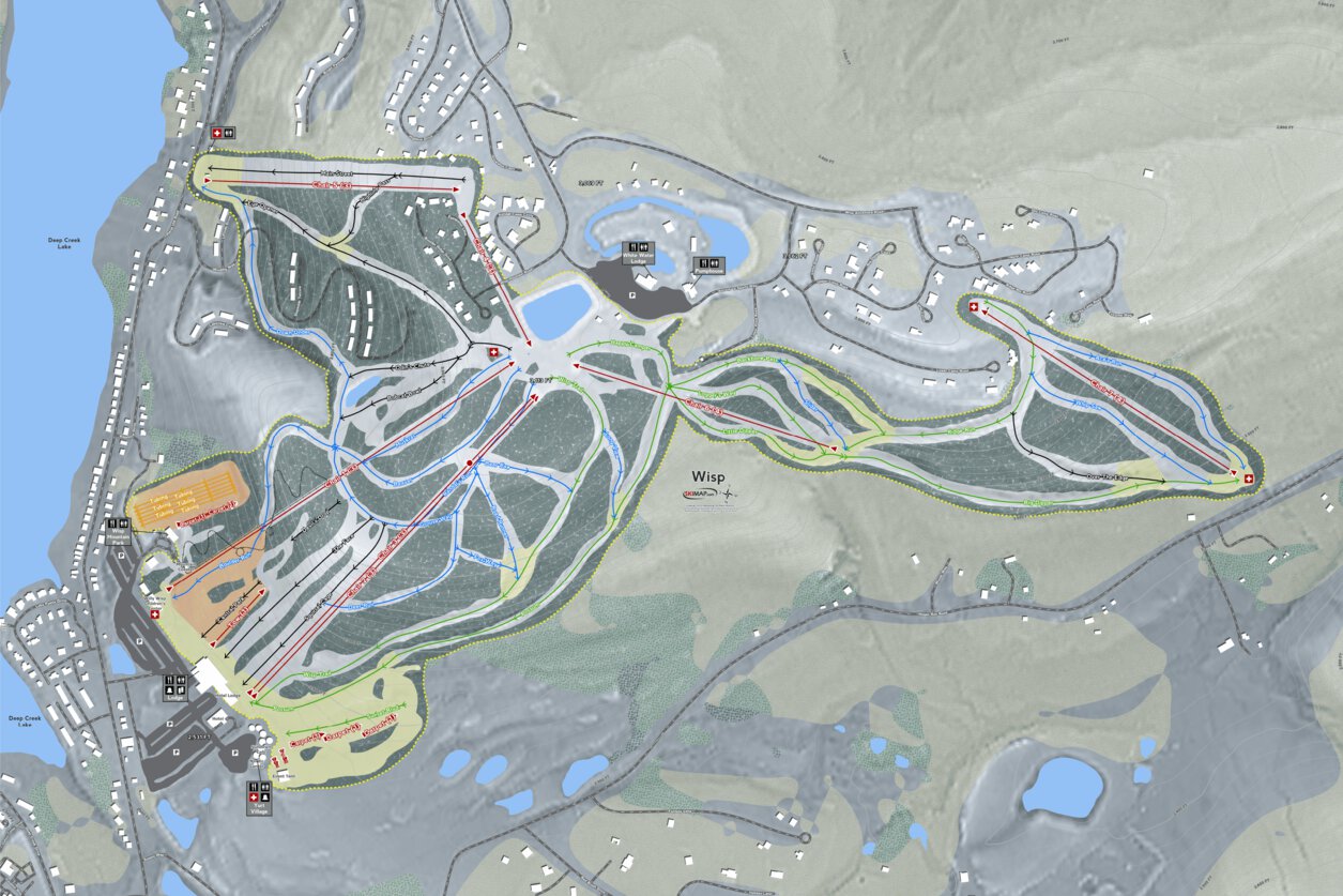 Wisp Resort Map by Mapsynergy | Avenza Maps