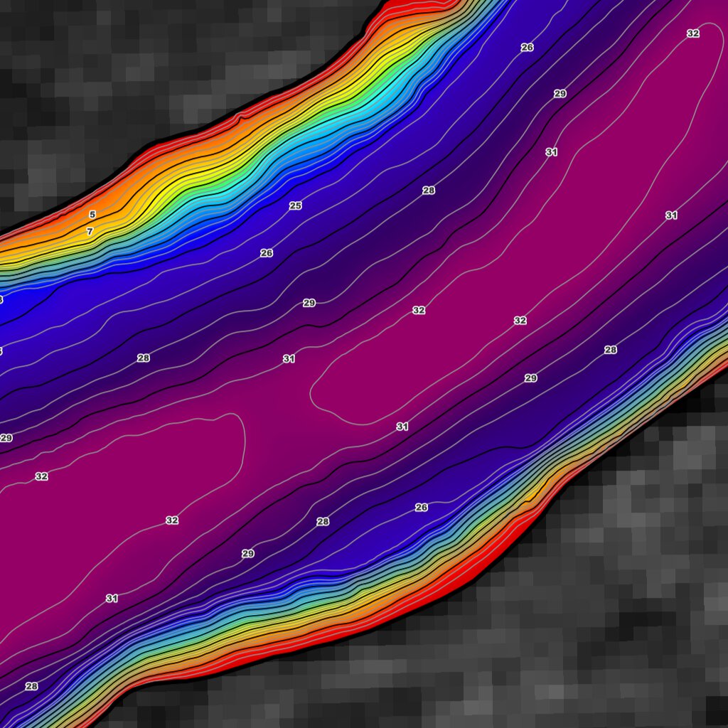 AEM Barrier Lake Map by Angler's Edge Mapping | Avenza Maps