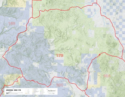 Arizona GMU 17B - Hunt Arizona Map by Map the Xperience | Avenza Maps