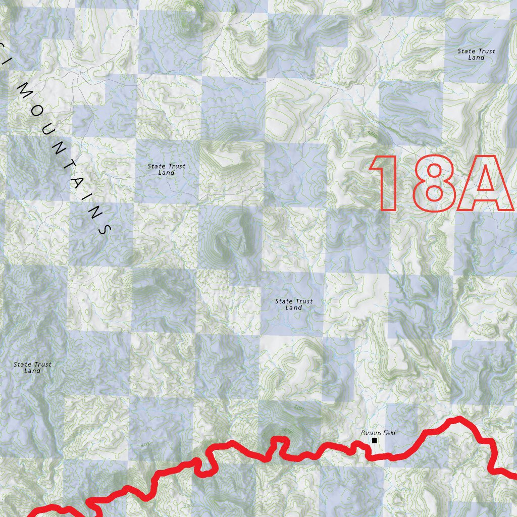 Arizona GMU 18A - Hunt Arizona Map by Map the Xperience | Avenza Maps