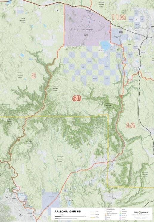 Arizona GMU 6B - Hunt Arizona Map by Map the Xperience | Avenza Maps