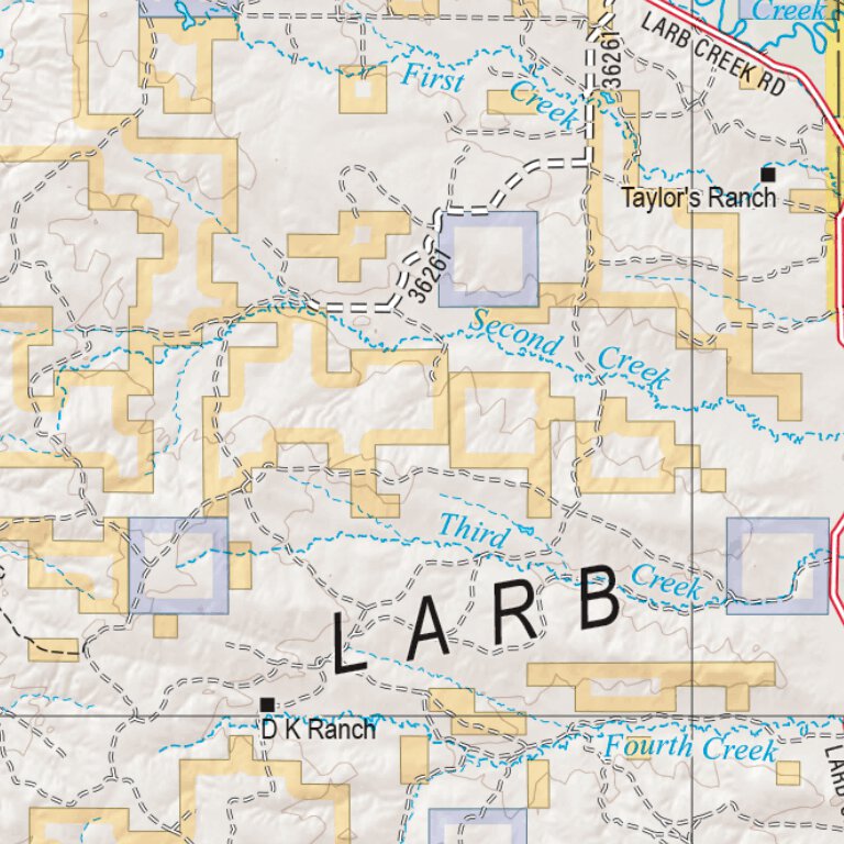 Montana Atlas & Gazetteer Page 30 Map by Garmin | Avenza Maps