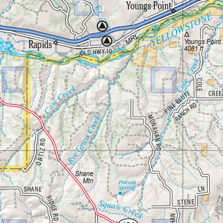 Montana Atlas & Gazetteer Page 86 Map by Garmin | Avenza Maps