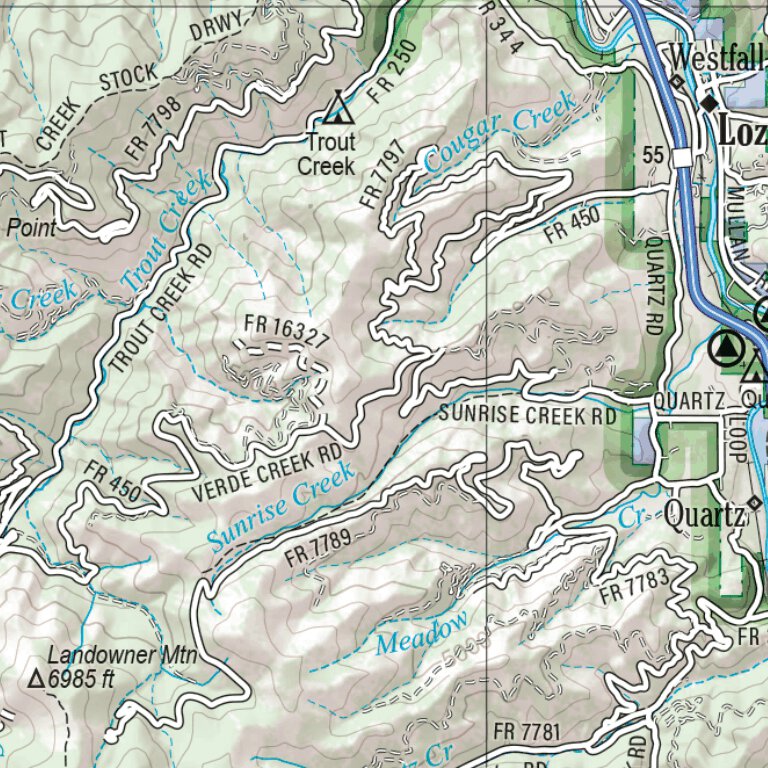 Montana Atlas & Gazetteer Page 53 Map by Garmin | Avenza Maps