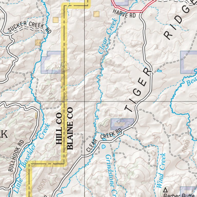 Montana Atlas & Gazetteer Page 28 Map by Garmin | Avenza Maps