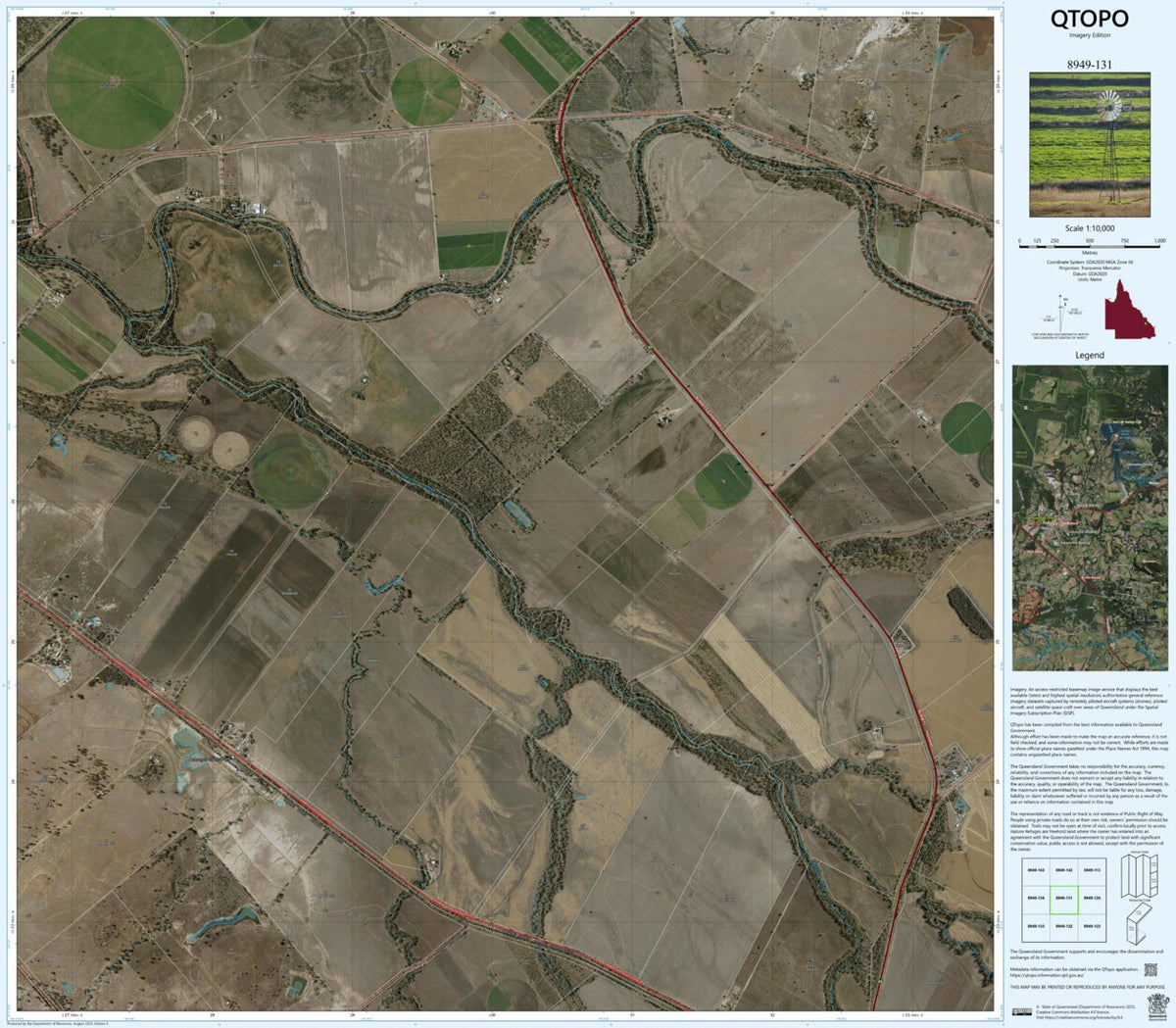 Jambin (8949-131i) Map by Department of Natural Resources and Mines ...