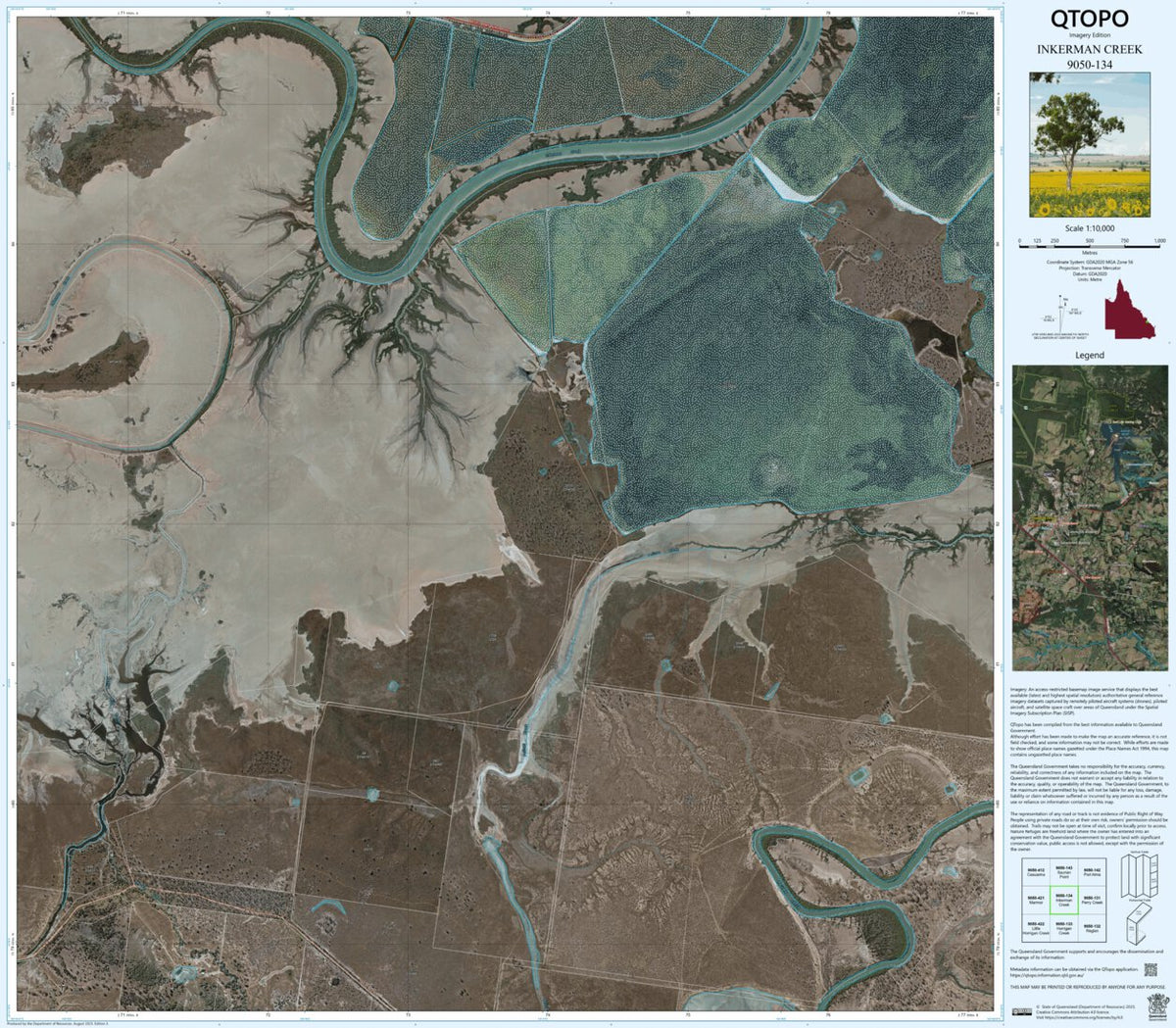INKERMAN CREEK (9050-134i) Map by Department of Natural Resources and ...