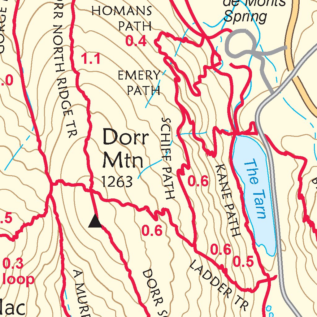 AMC Eastern Mount Desert Island, Acadia National Park 12th edition Map ...
