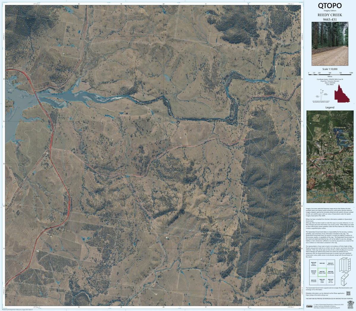REEDY CREEK (9443-431i) Map by Department of Natural Resources and ...