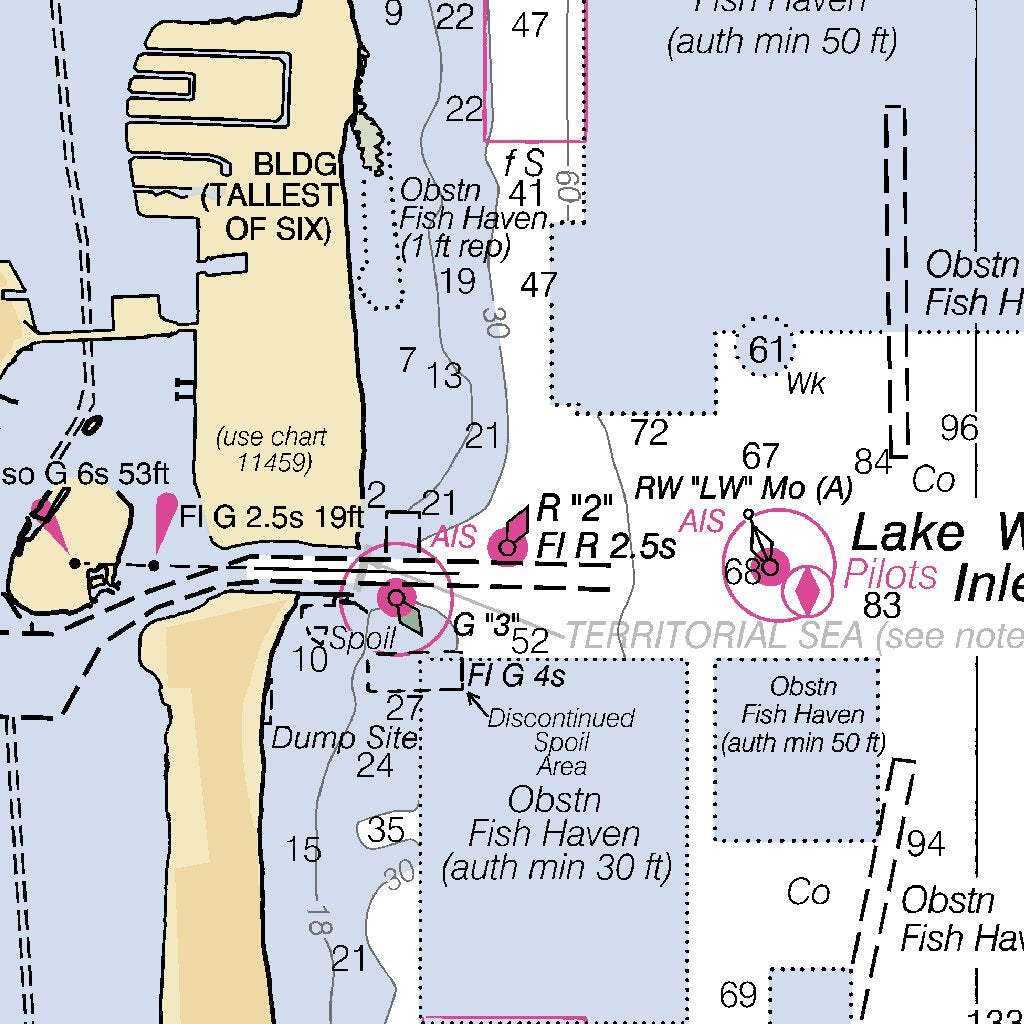 Jupiter Inlet To Fowey Rocks (3) Map by National Oceanographic ...