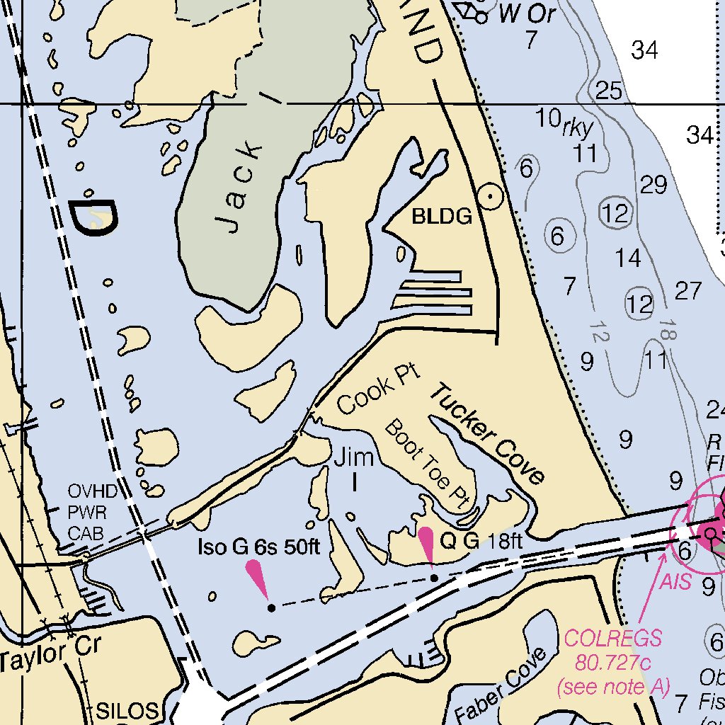 Bethel Shoal To Jupiter Inlet Map by National Oceanographic ...