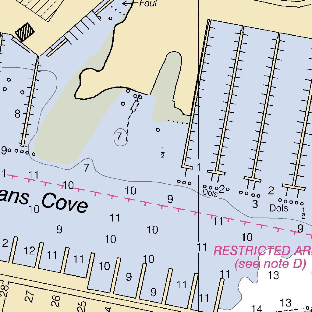 Naval Amphibious Base Little Creek Map by National Oceanographic ...
