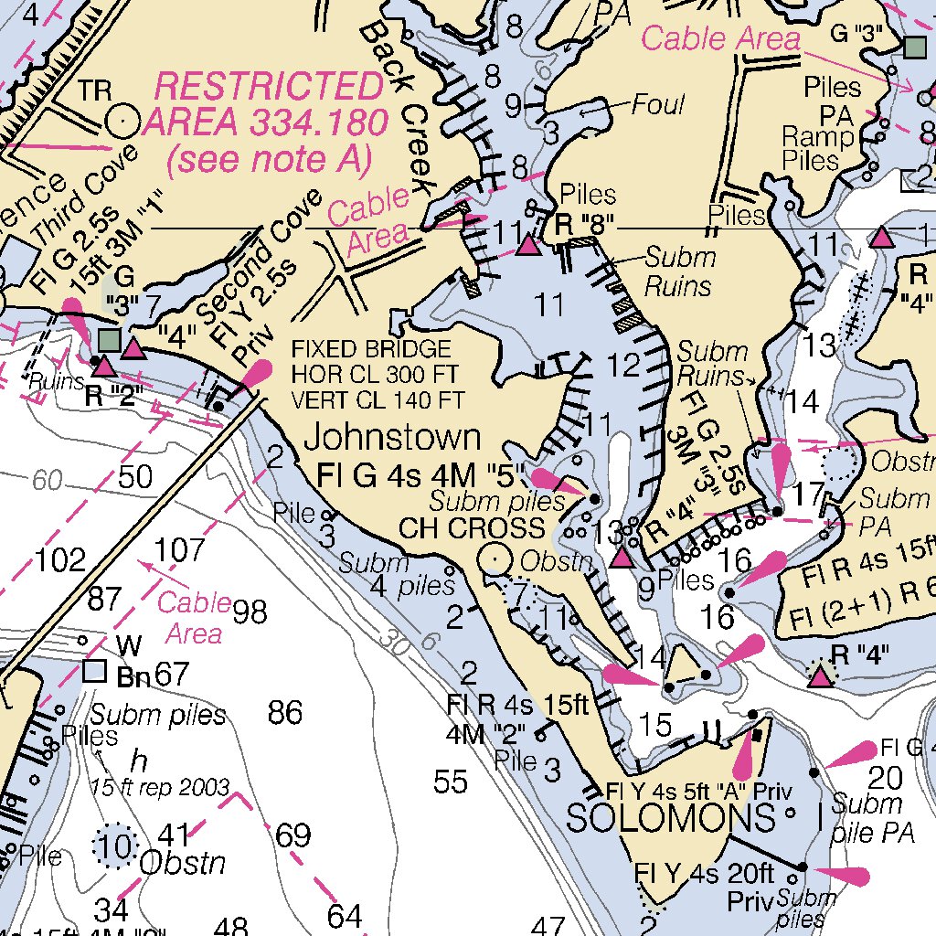 Chesapeake Bay Patuxent River And Vicinty Map by National Oceanographic ...