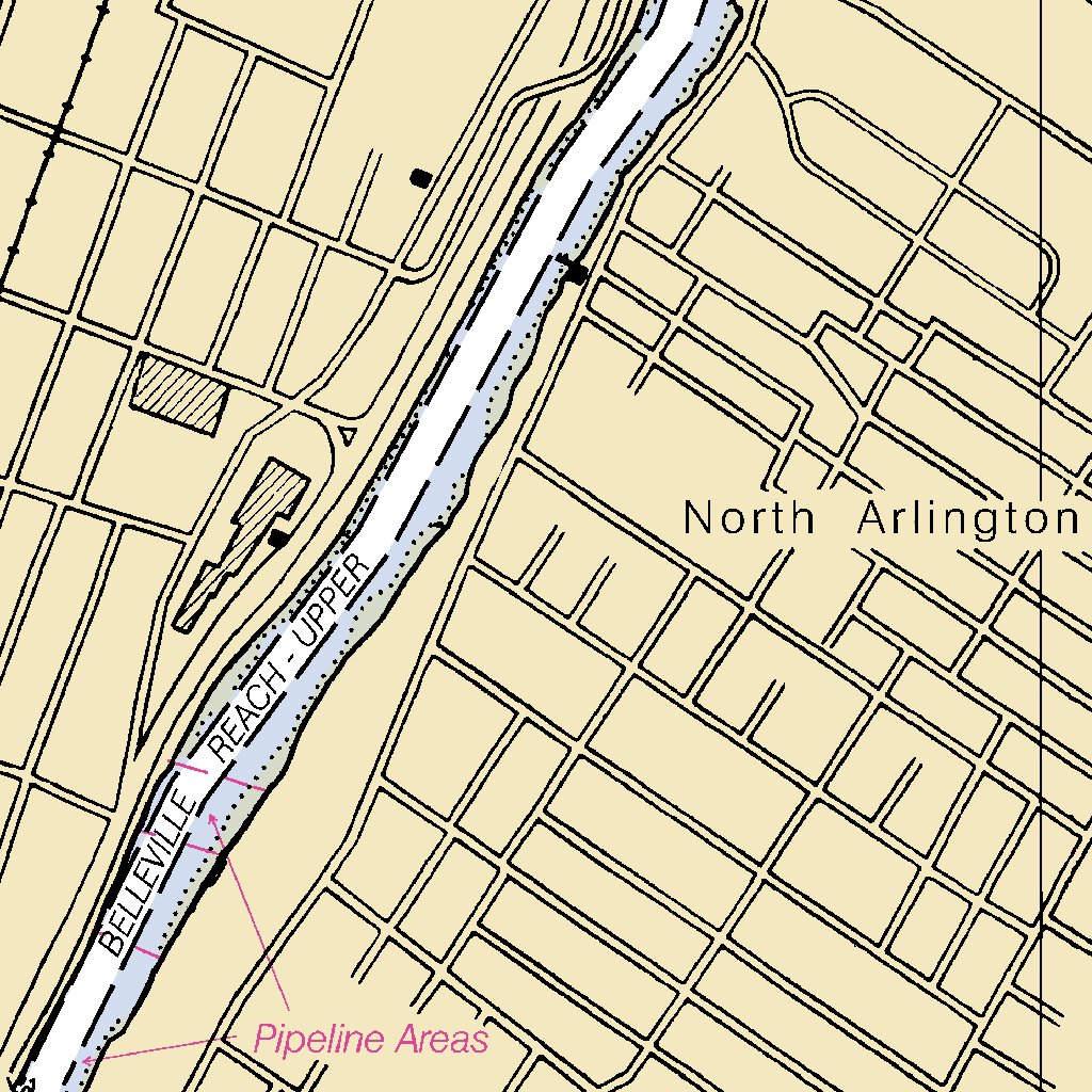 Passaic And Hackensack Rivers Map by National Oceanographic ...