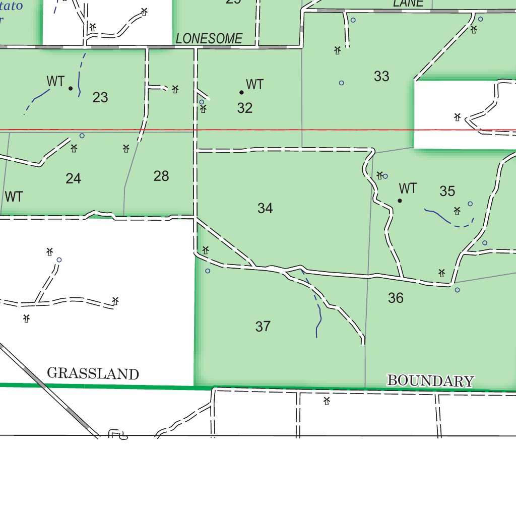 Cibola National Forest, Rita Blanca National Grasslands Map by US ...