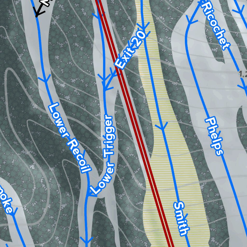 Gunstock Mountain Resort Map by Mapsynergy | Avenza Maps