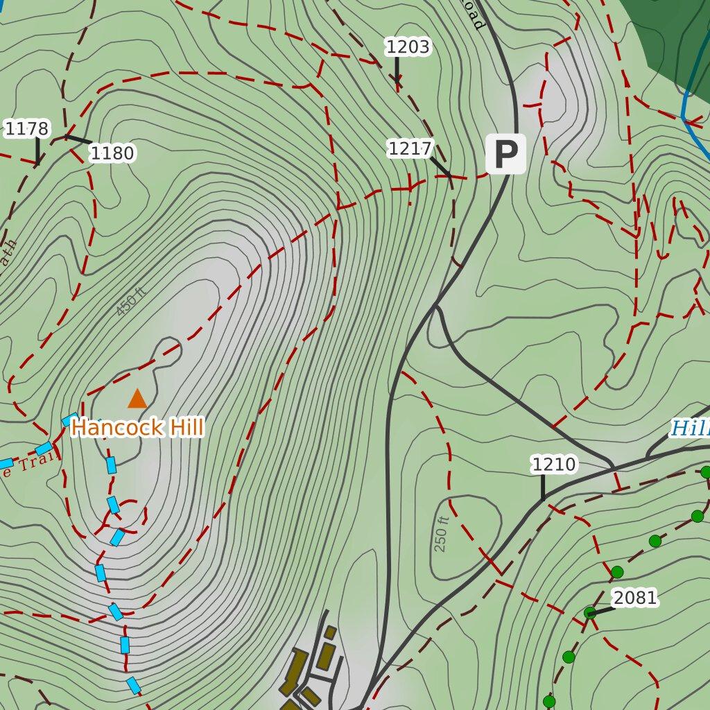Blue Hills State Reservation Trail Map by Vertbag Outdoors Company ...