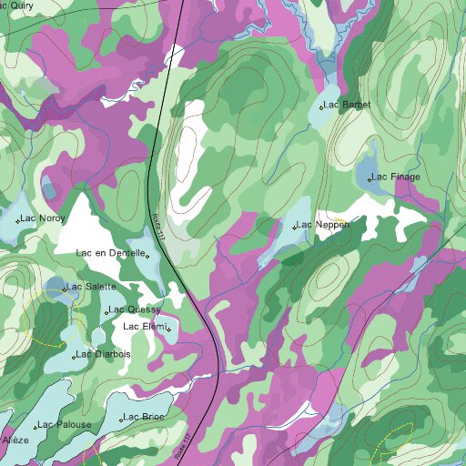 FN17GR Lac Magnas ( Hunt-A-Moose ) Map by Hunt-A-Moose | Avenza Maps