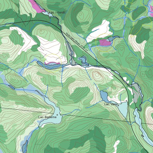 FN16SS Lac Tomasine ( Hunt-A-Moose ) Map by Hunt-A-Moose | Avenza Maps