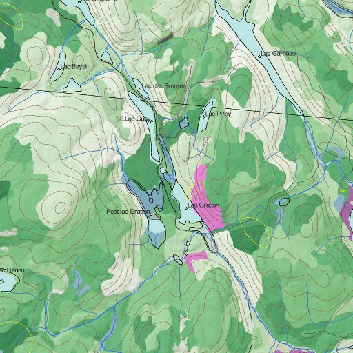 FN26GI Petit lac du Chevreuil ( Hunt-A-Moose ) Map by Hunt-A-Moose ...