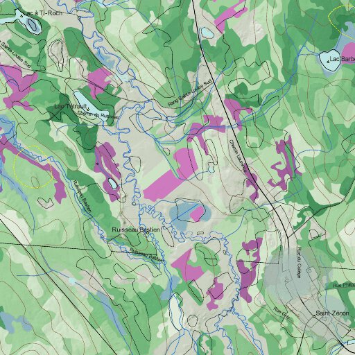 FN36AO Saint-Michel-des-Saints ( Hunt-A-Moose ) Map by Hunt-A-Moose ...