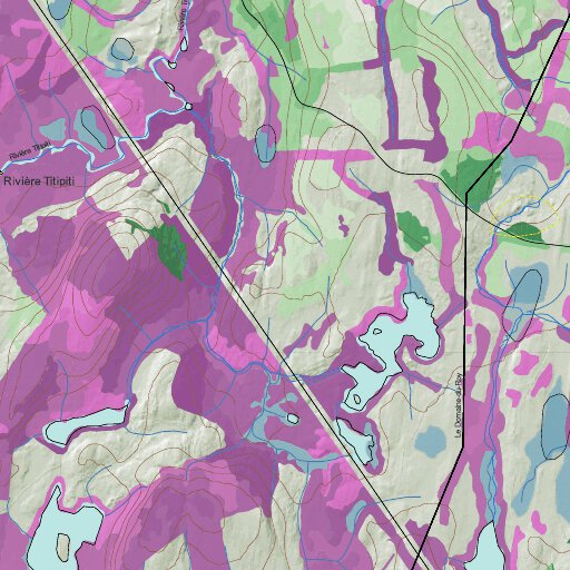 FN29SD Route forestiere 223 ( Hunt-A-Moose ) Map by Hunt-A-Moose ...
