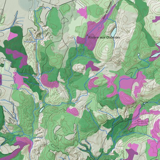 FN48MK Lac des Racine ( Hunt-A-Moose ) Map by Hunt-A-Moose | Avenza Maps