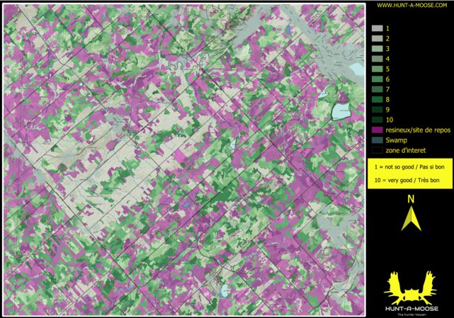 FN46PI Riviere des Plante ( Hunt-A-Moose ) Map by Hunt-A-Moose | Avenza ...