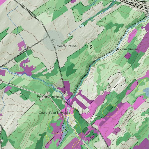 FN57MO Route des erables ( Hunt-A-Moose ) Map by Hunt-A-Moose | Avenza Maps