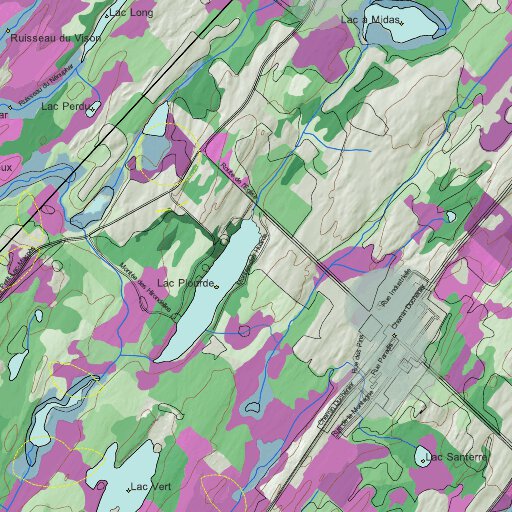 FN58SH Lac Beau ( Hunt-A-Moose ) Map by Hunt-A-Moose | Avenza Maps